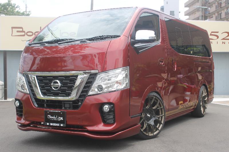NV350キャラバン エアロBodyLine未塗装！フロントリップスポイラータイプ3Body Line【日産NV350キャラバンのカスタム ...
